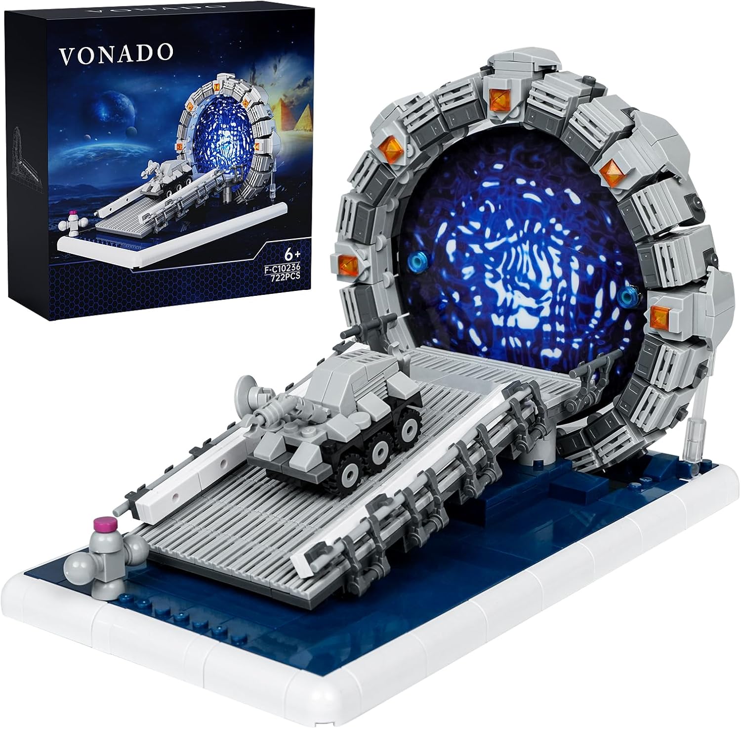 Amazon.com: SG Mirror Building Blocks Toy, SG Star Tunnel Ring Model ...