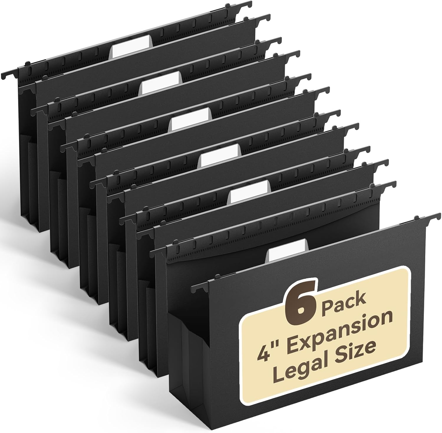 Amazon.com : Ansook Plastic Hanging File Folders Legal Size,Heavy Duty ...