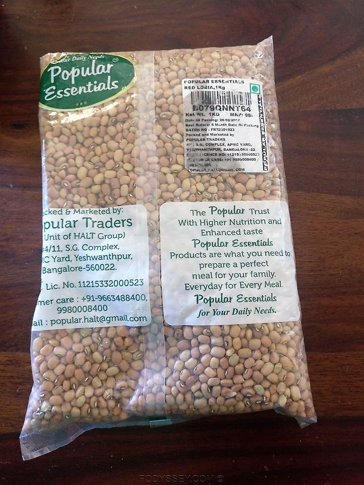 Popular Essentials Premium Red Lobia, 1kg : Amazon.in: Grocery ...