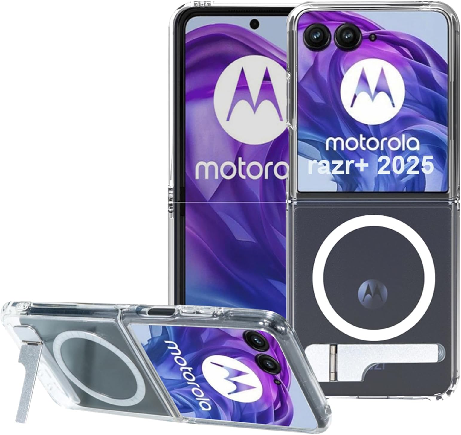 Amazon.com: condgood for Motorola Razr Plus 2025 Case, Moto Razr+ 2025 ...