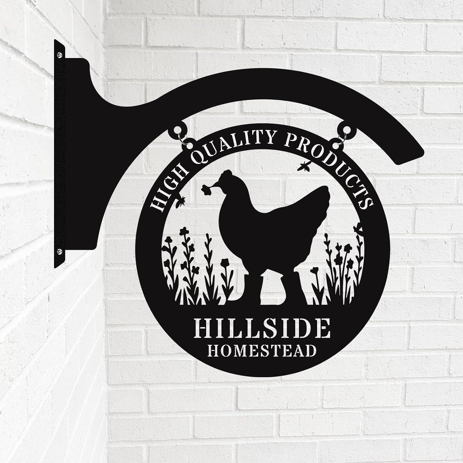 Amazon.com: Dyoart Personalized Hanging Chicken Coop Signs, Funny ...