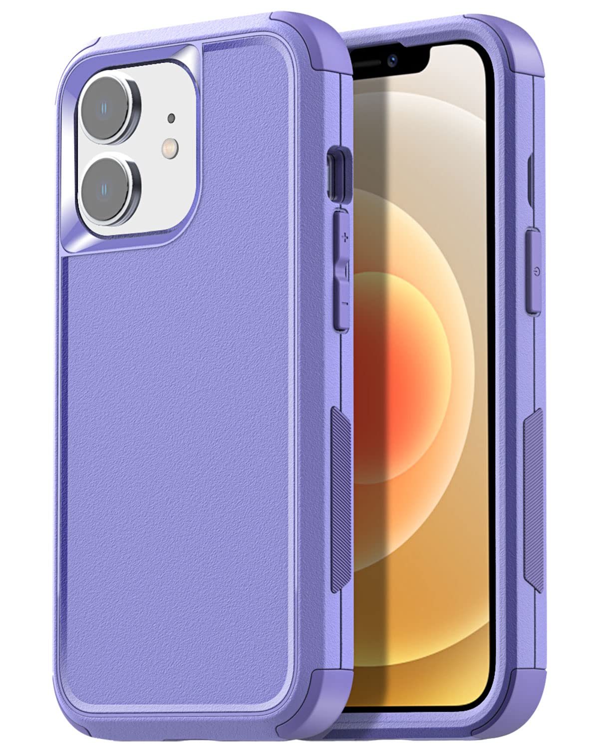 Amazon.com: AICase Rugged Case for iPhone 12/iPhone 12 Pro,Heavy Duty 3 ...