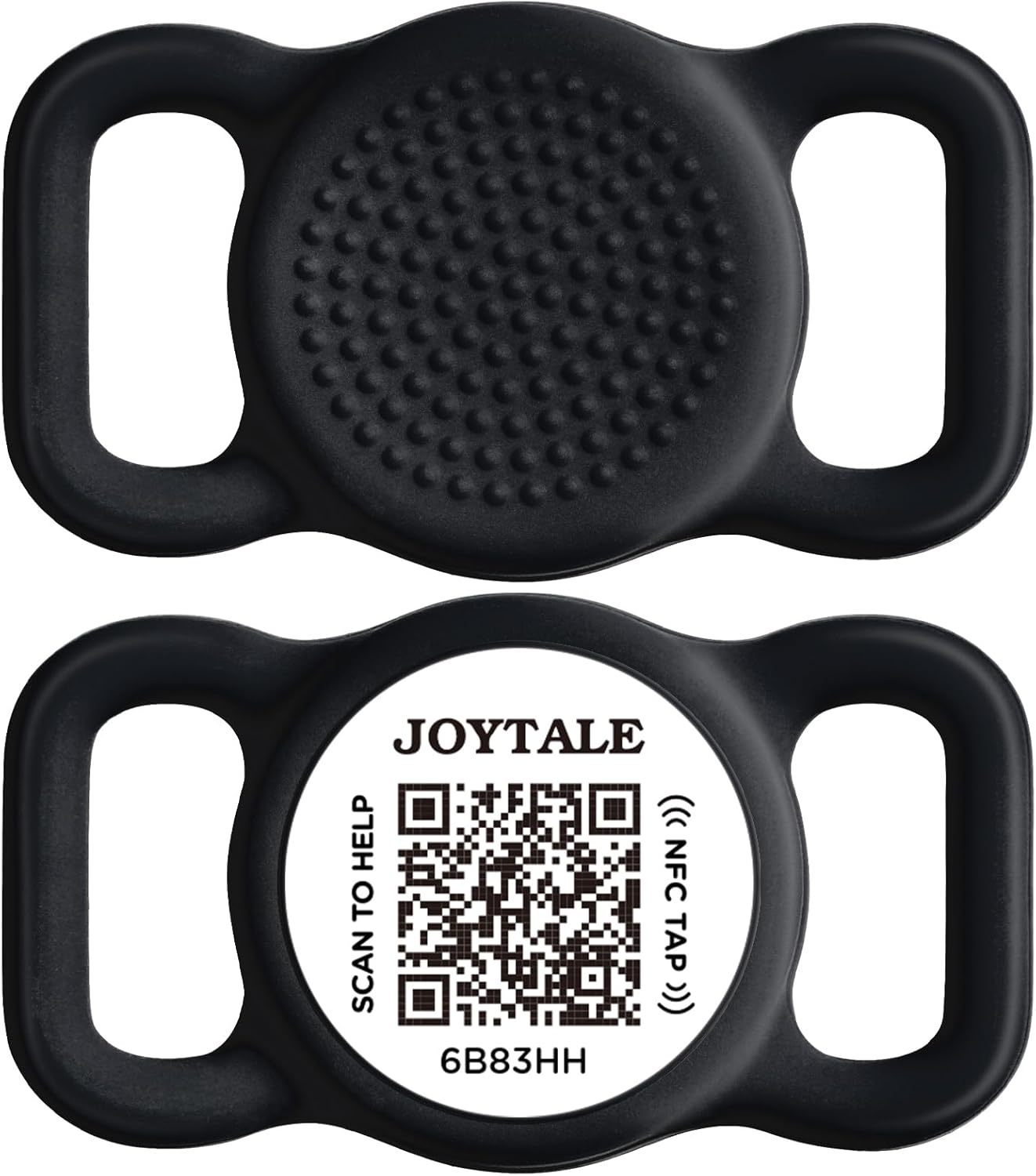 Amazon.com: Joytale [ NO APP Required ] Silent Silicone QR Code Dog Tag ...
