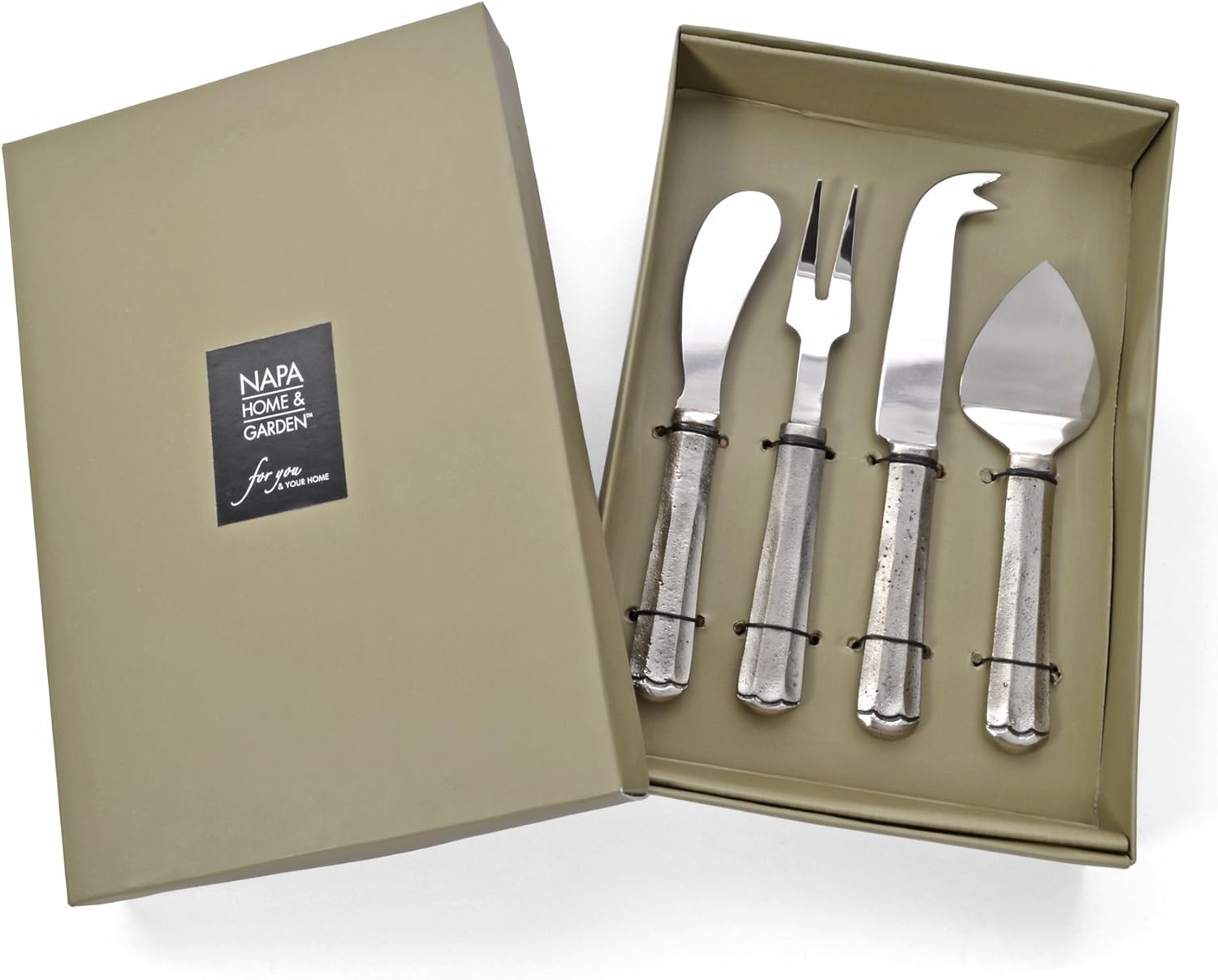 Amazon.com | Napa Home & Garden Taverny 4-piece Cheese Serving Set ...