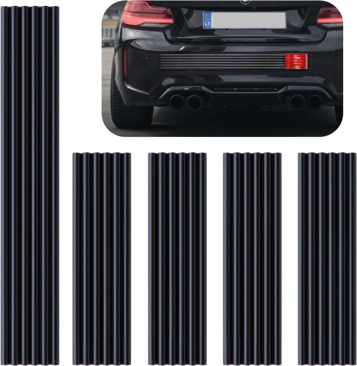 Amazon.com: 8 Packs Anti-Collision Patch Car Bumper Guard Strip Anti ...