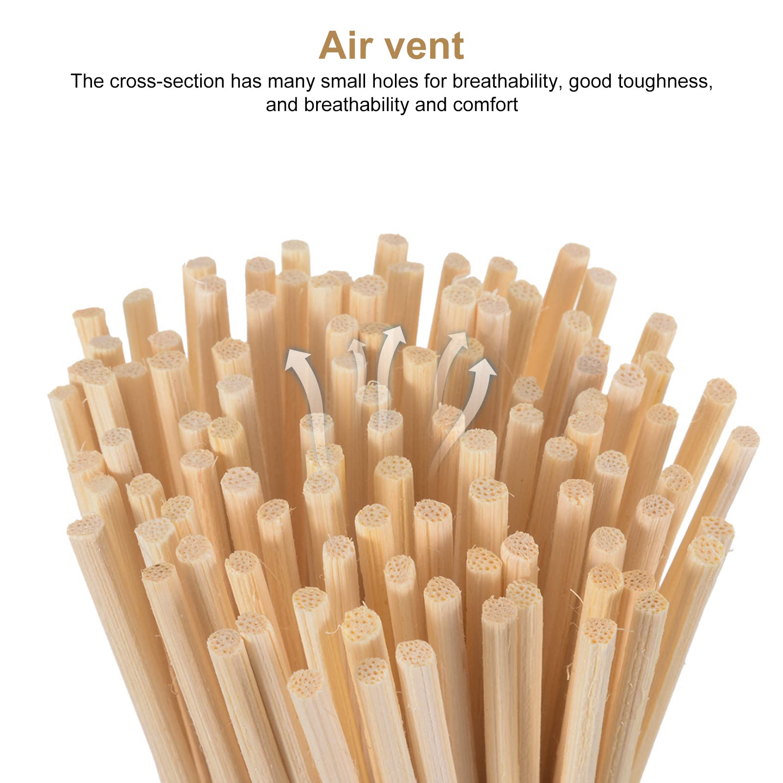 100 PCS Wicker Cane, Caning Material,Wicker Stakes,Diameter 3 m Braided ...