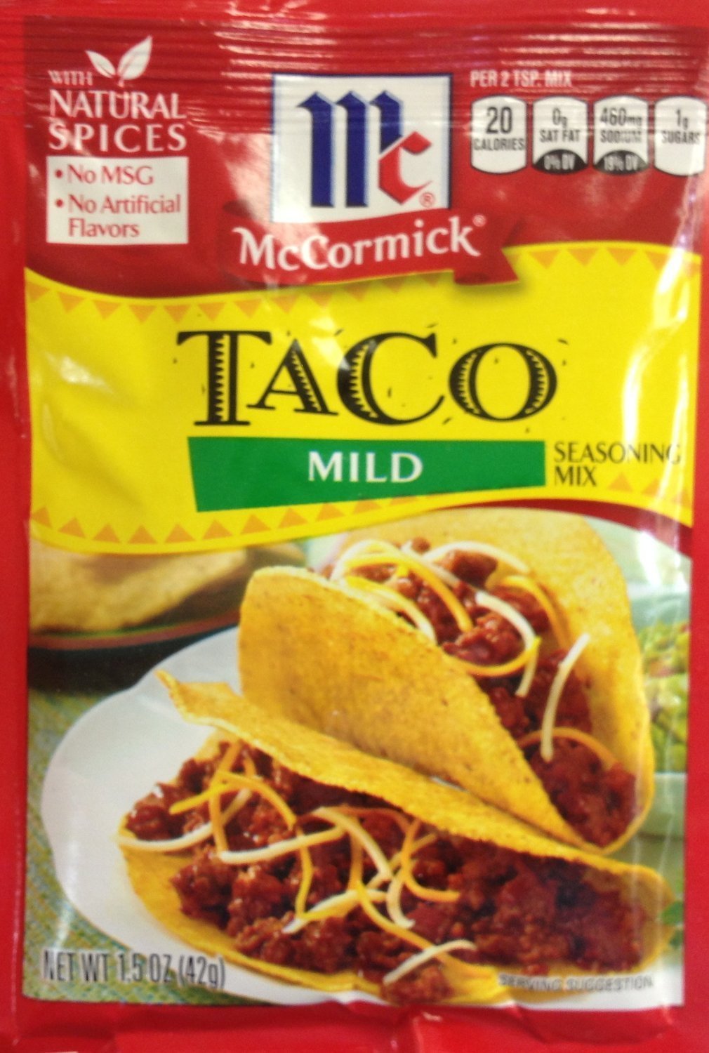 Amazon.com : McCormick Mild Taco Seasoning Mix 1.5oz. (2 Packets ...