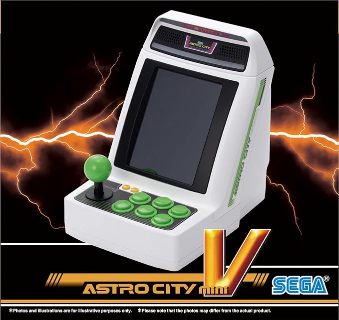 SEGA Astro City Mini V (Mini plug n play arcade) Mini Console with 22 ...
