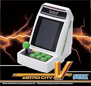 SEGA Astro City Mini V (Mini plug n play arcade) Mini Console with 22 ...