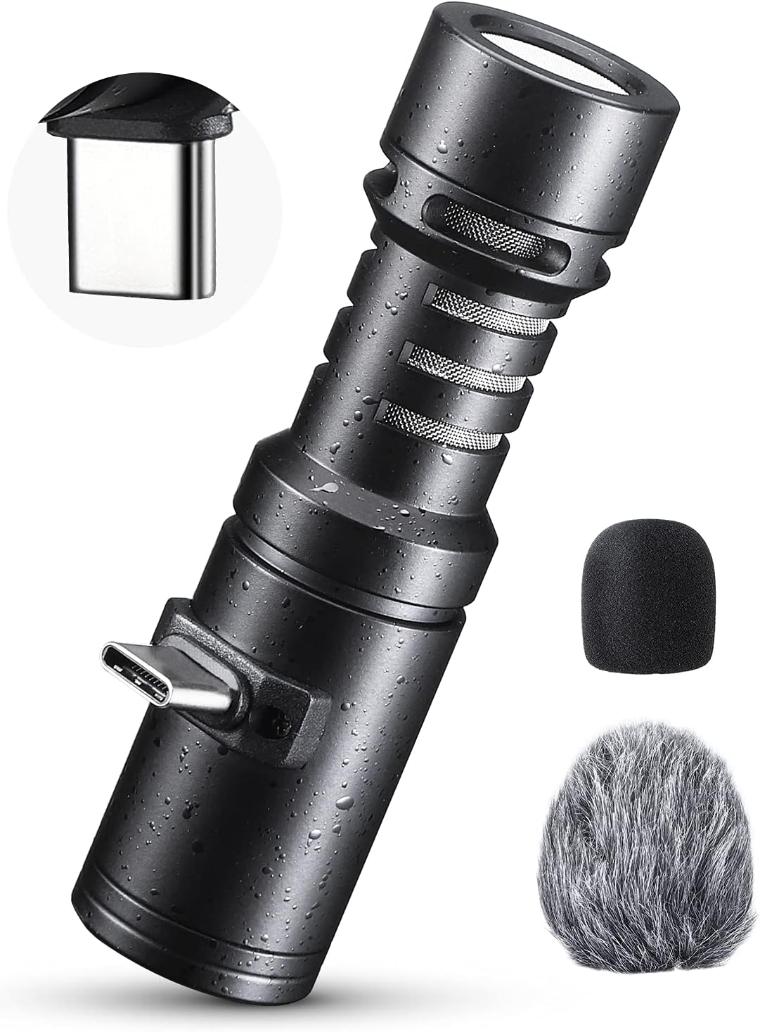 Amazon.com: ULANZI USB Type C Microphone Plug and Play Condenser ...