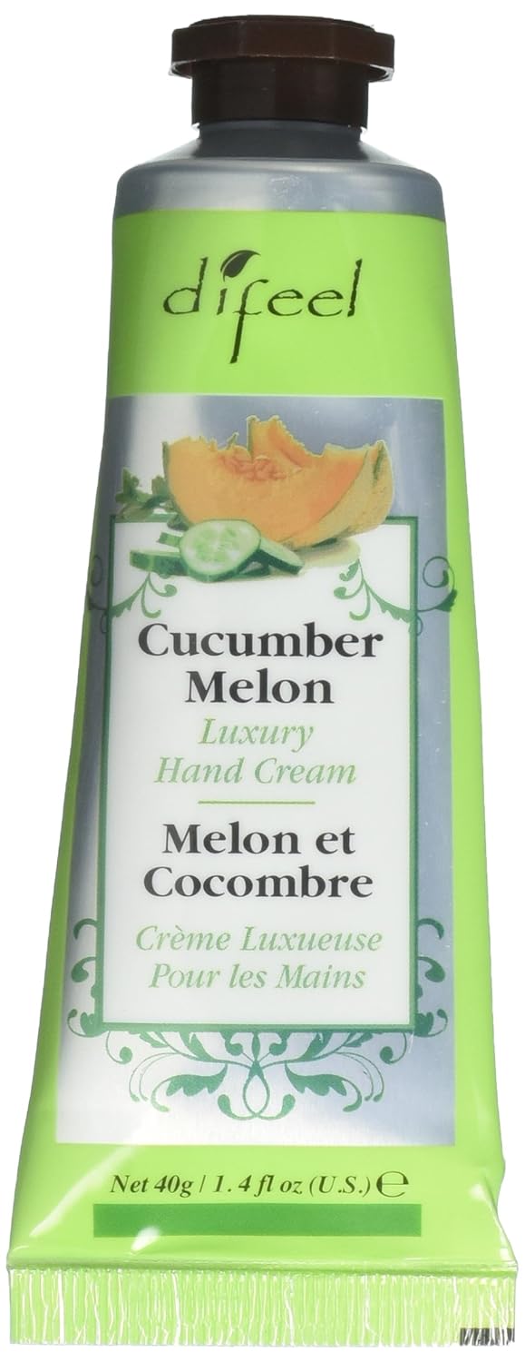 Amazon.com : Difeel Moisturizing Hand Cream - Cucumber Melon 1.4 ounce ...