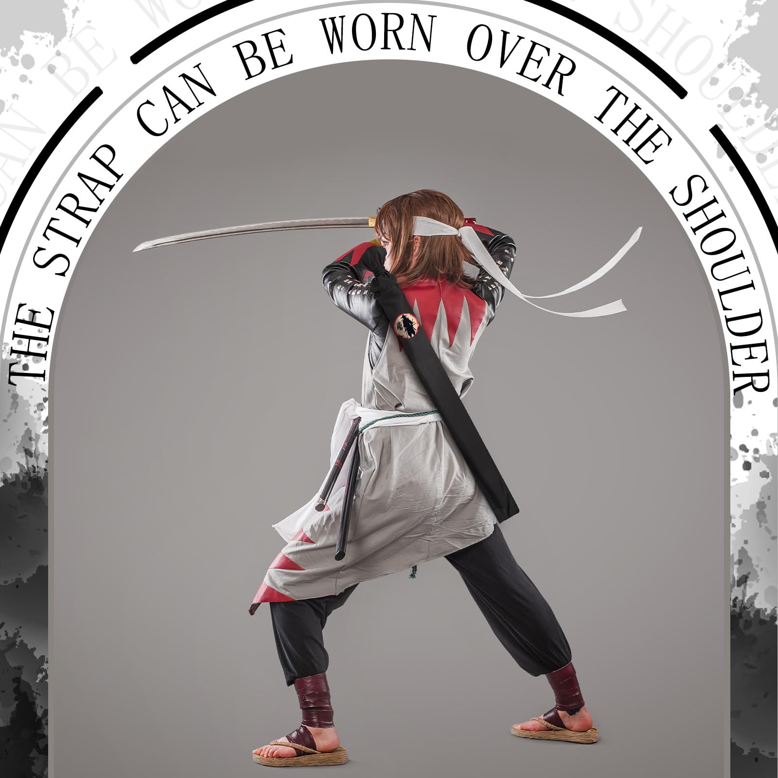 Snapklik.com : Patelai Sword Bag Katana Carrying Bag Black Ninja Sword ...