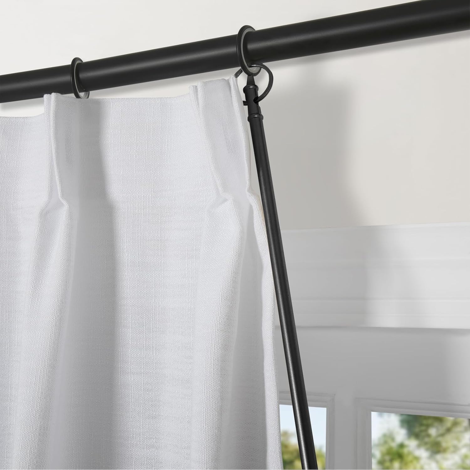 Amazon.com: TWOPAGES 1 Pack-45 inch Curtain Pull Wand-Iron Curtain Pull ...