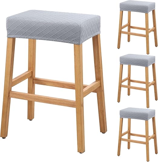 Amazon.com: YISUN Stool Covers Rectangle - 4 Pack Stretch Waterproof ...