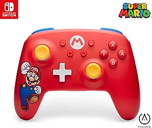 PowerA Wireless Controller for Nintendo Switch - Mario Joy : Amazon.com ...