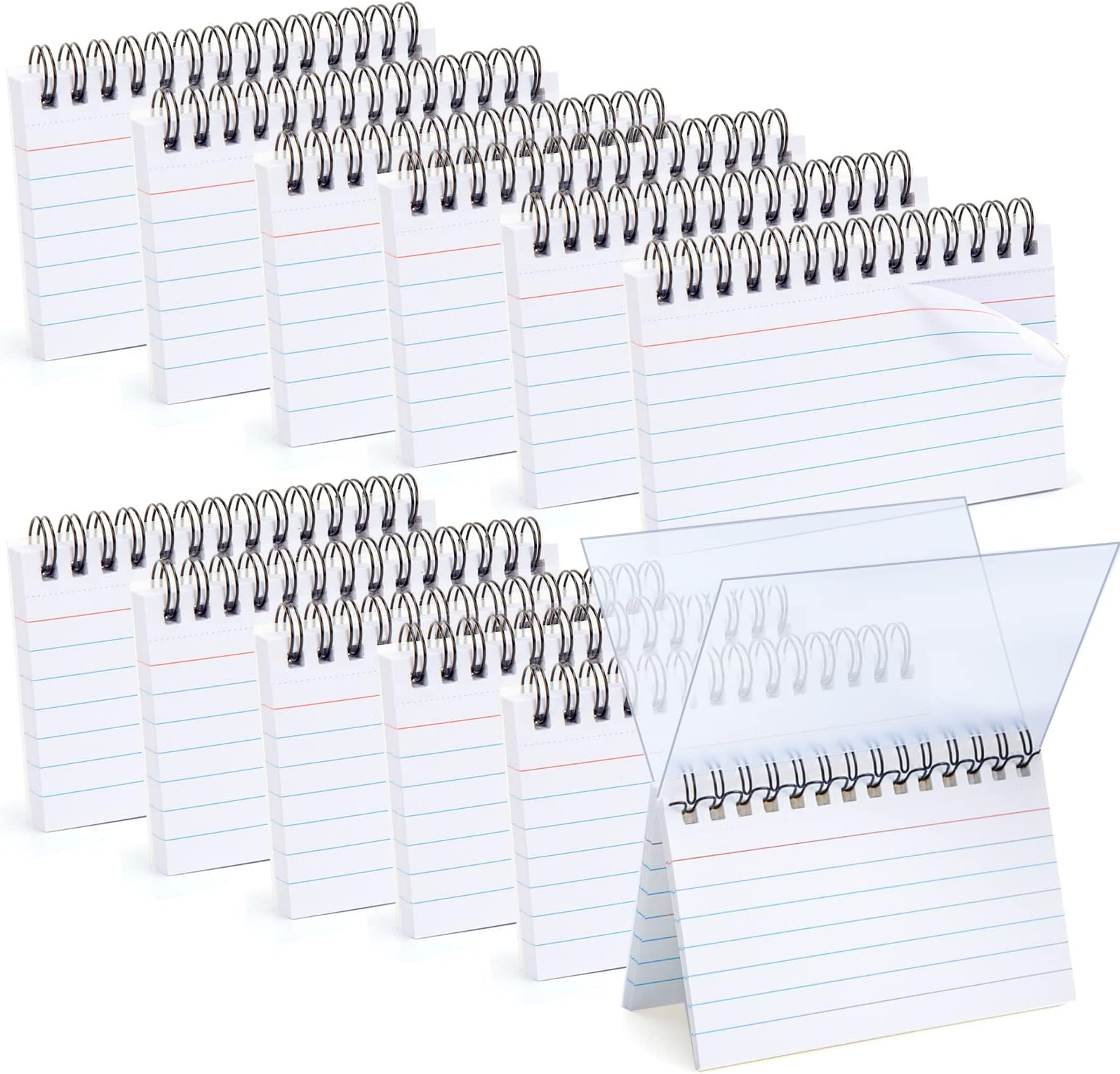 Record Card 8"X 5" Spiral White Ruled 50 Sheets 160GSM Revision Card ...