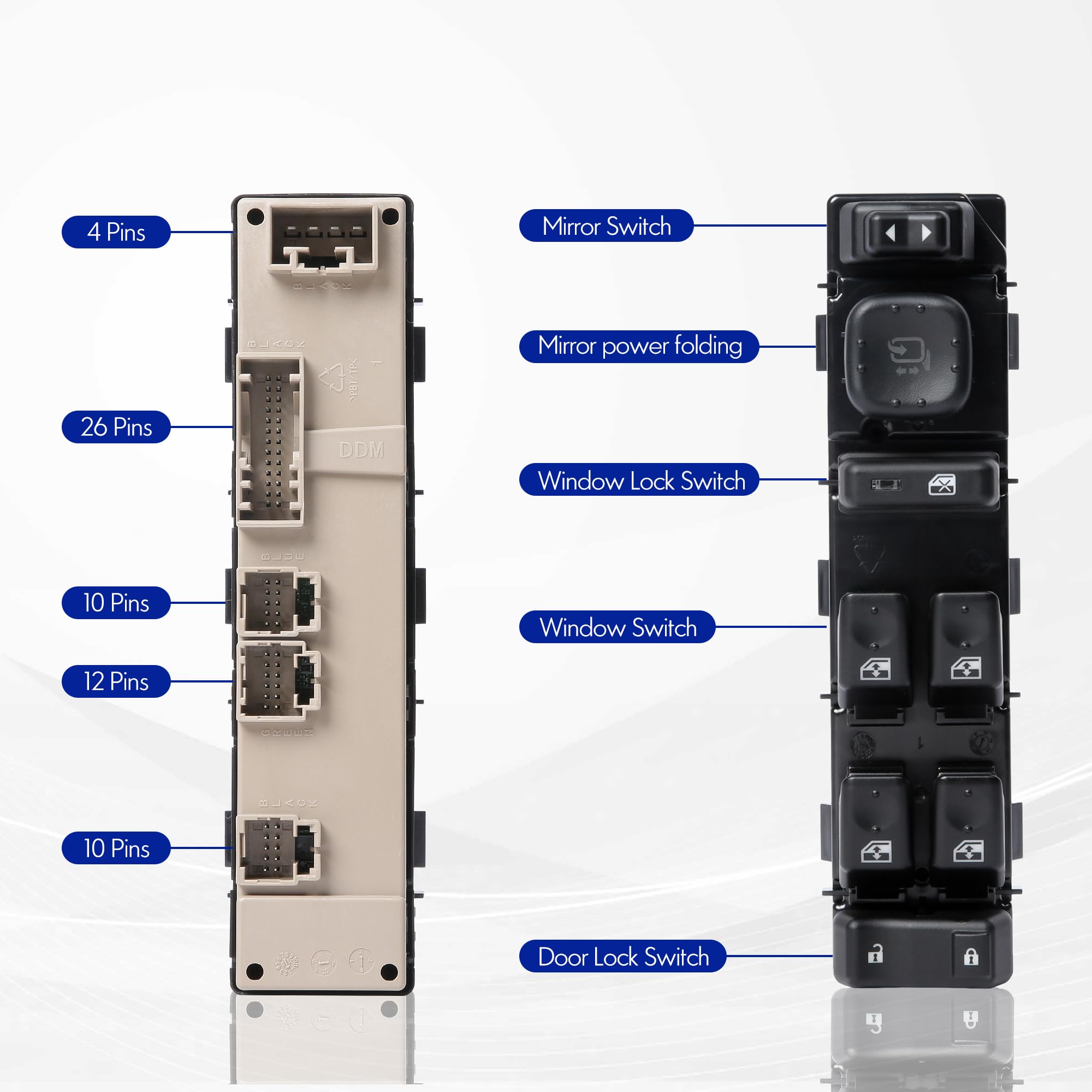 Snapklik.com : 15883319 Window Switch Assembly