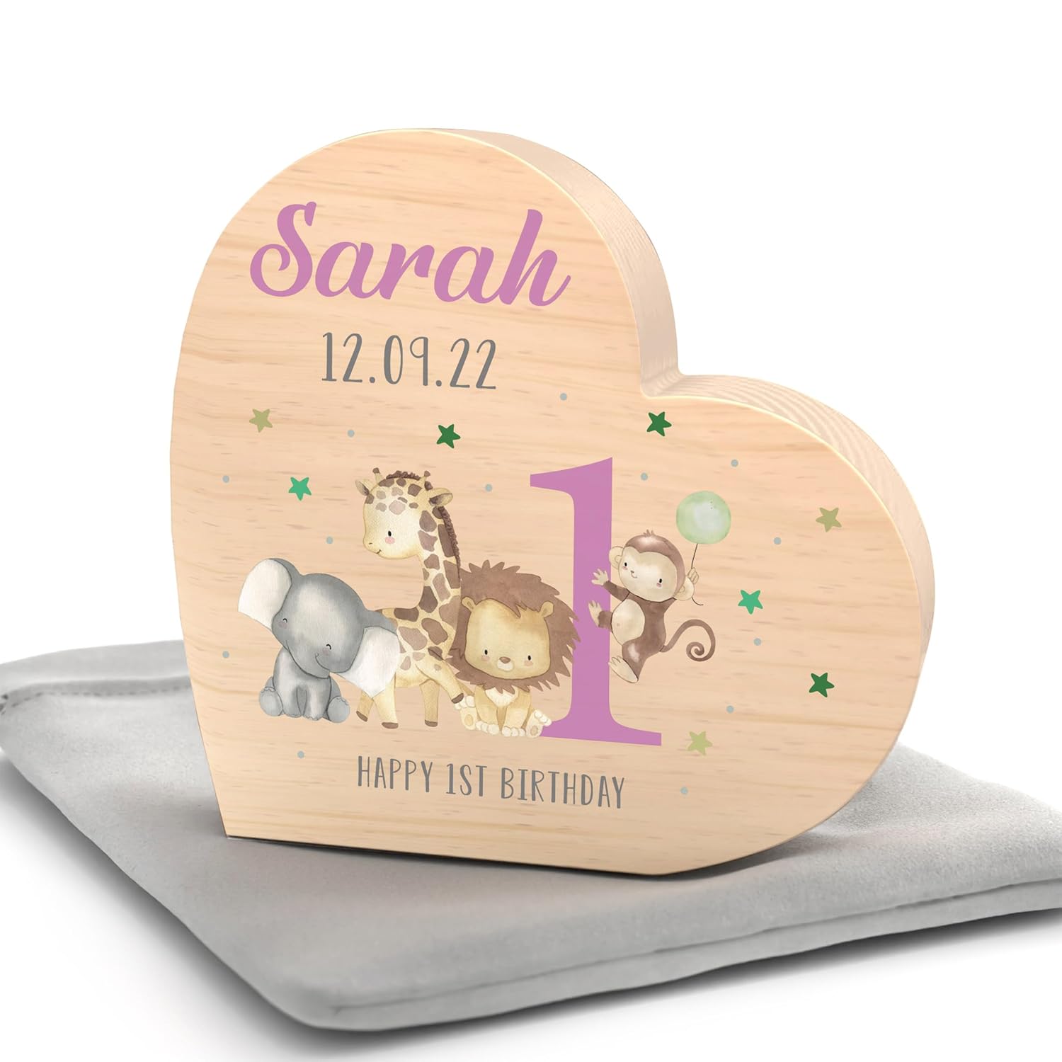 Beecreative Personalised 1st Birthday Gift For Girl, First Birthday ...