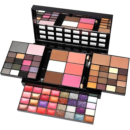 Amazon.com : BR Beauty Revolution Glamour Girl Makeup Kit 43 Eyeshadow ...