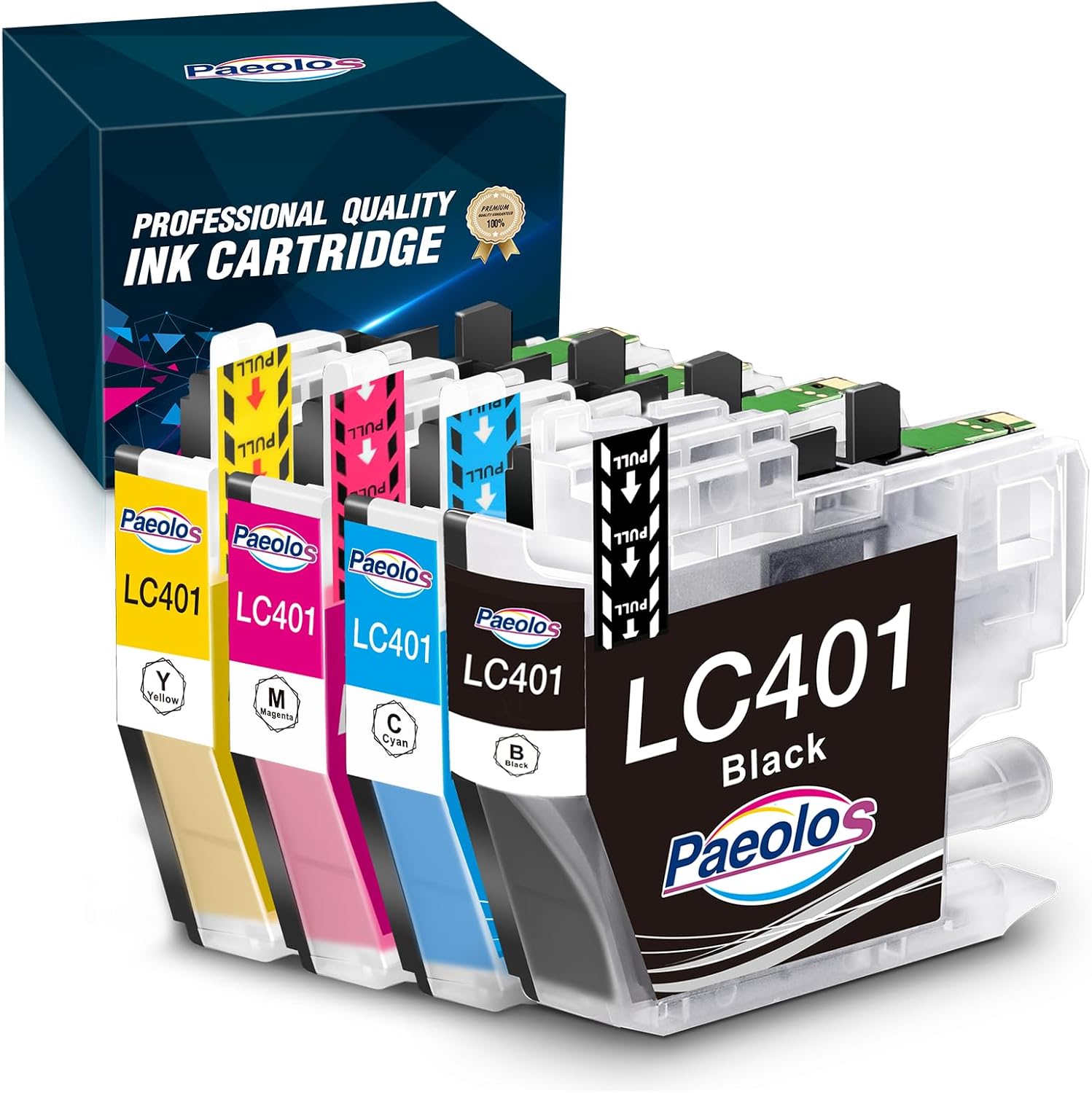 Amazon.com: Paeolos Compatible LC401 Ink Cartridge Replacement for ...