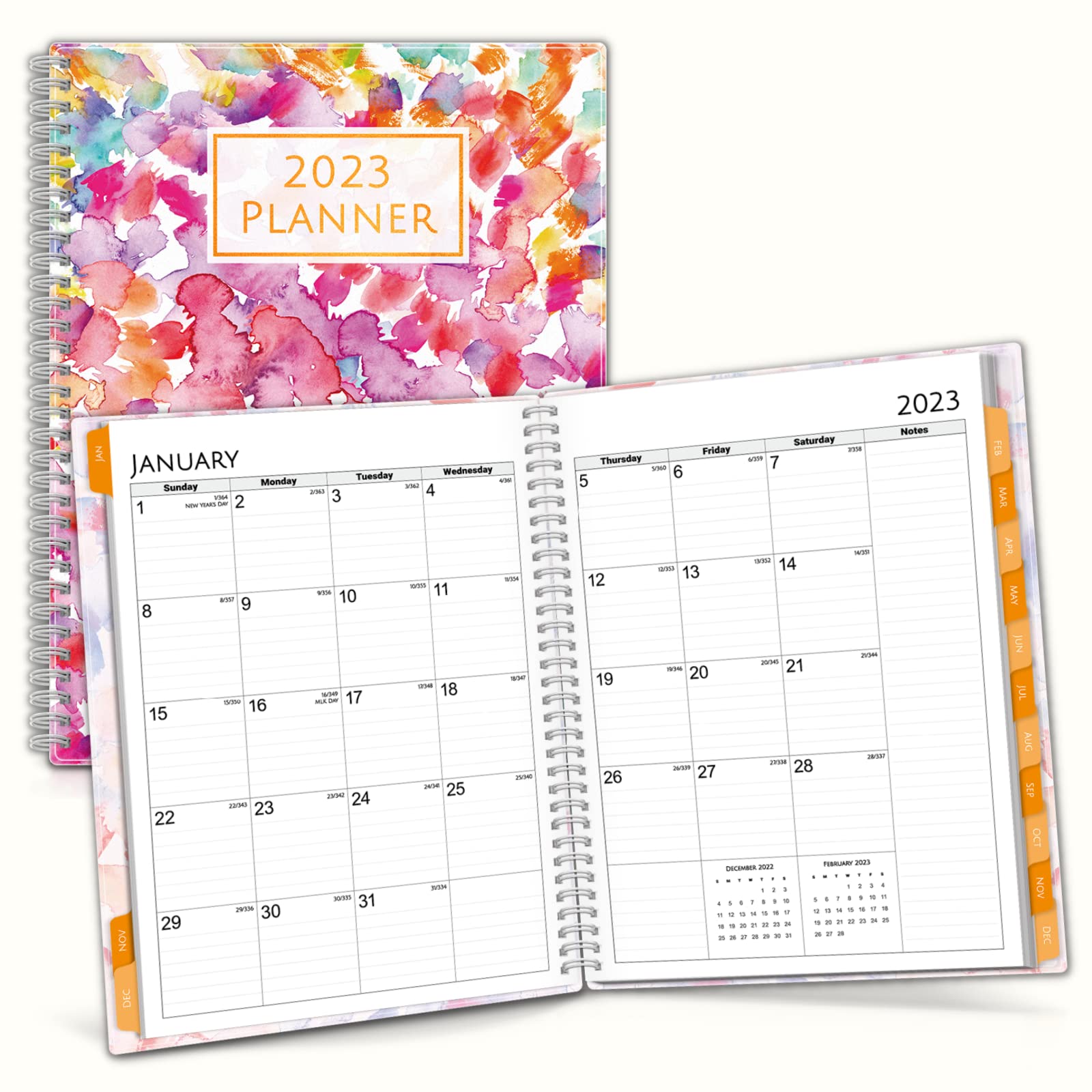 Snapklik.com : CRANBURY Large Planner Book 2025 (Watercolor), Desktop ...