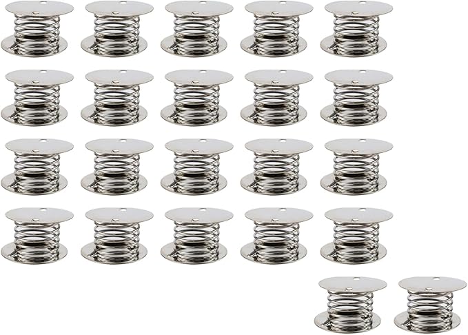 Amazon.com: Oedema 22Pcs Metal Spring Base 0.59"×0.98" Spiral Wobbles ...