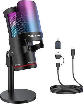 Amazon.com: COCONISE Gaming Microphone, USB PC Mic for Podcasts Videos ...