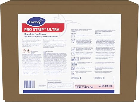 Amazon.com: Diversey 95386176 PRO STRIP Ultra Heavy Duty Floor Stripper ...