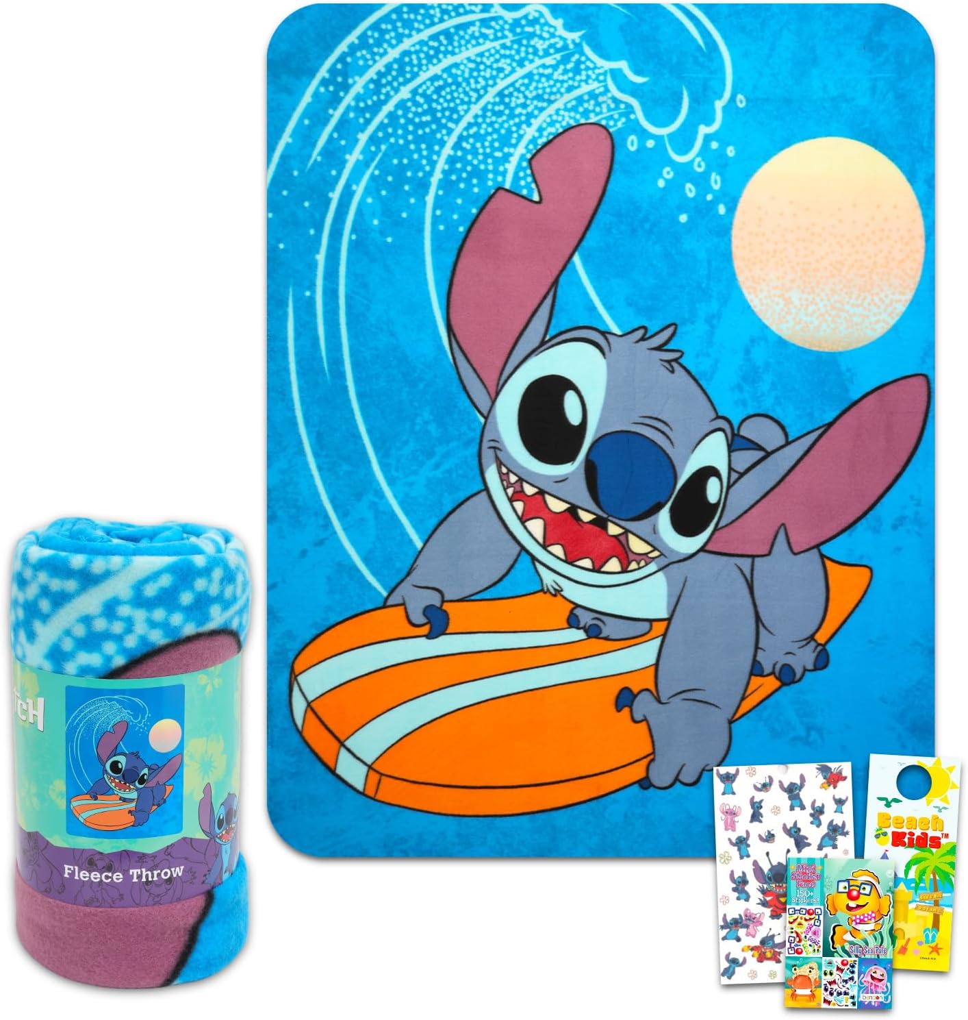 Amazon.com: Disney Lilo and Stitch Throw Blanket Set - Bundle with ...