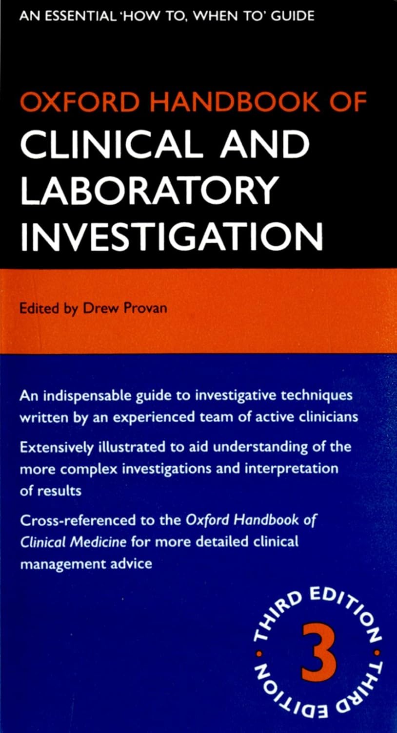 Oxford Handbook of Clinical and Laboratory Investigation (Oxford ...