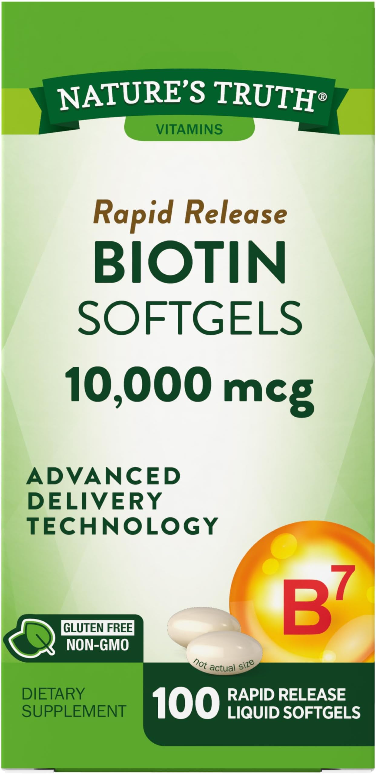 Amazon.com: Biotin 10000mcg | 120 Fast Dissolve Tablets | Maximum ...