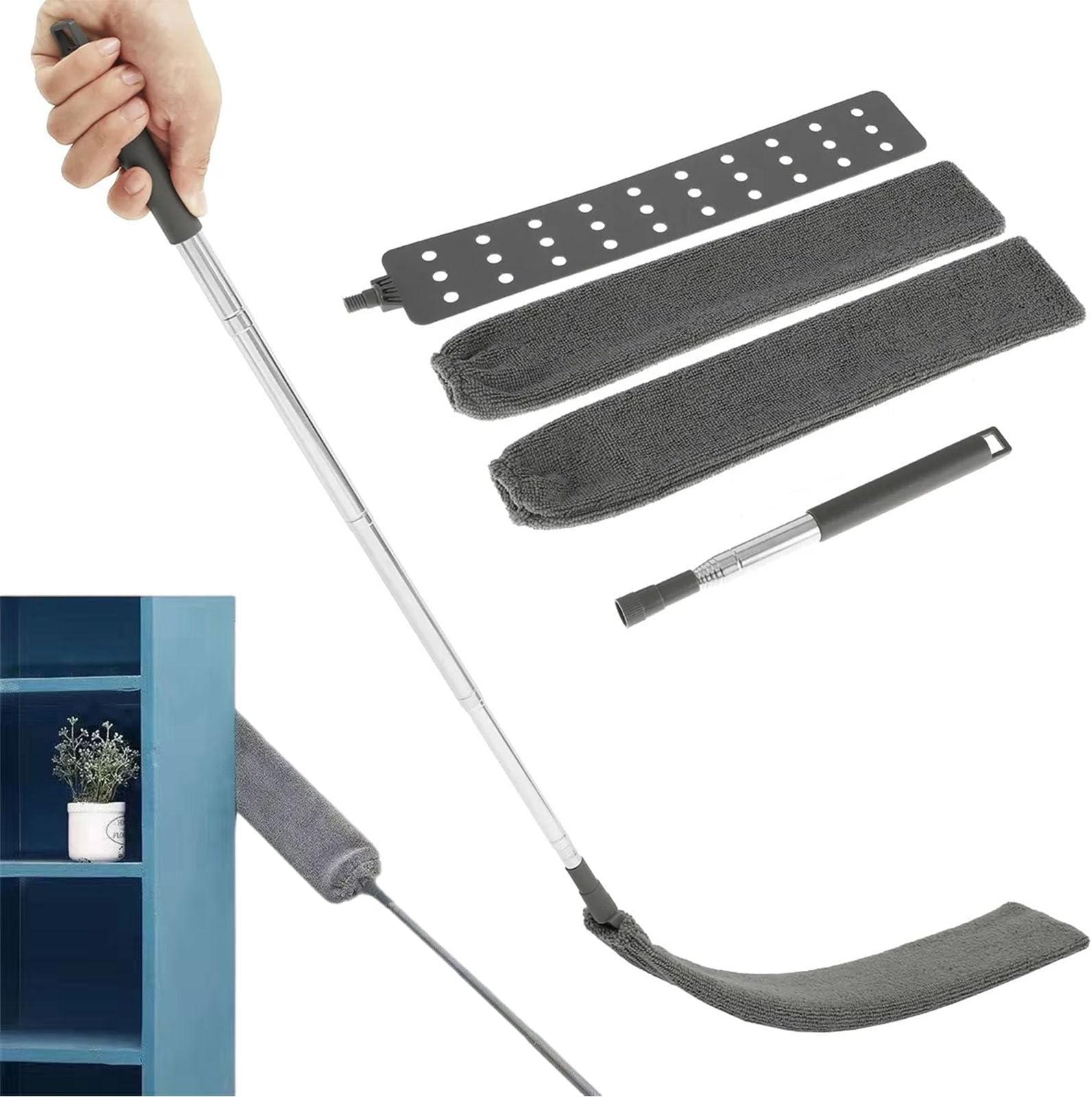 Leifheit Flat Duster, Radiator Cleaner, Handheld Duster Cleaner ...