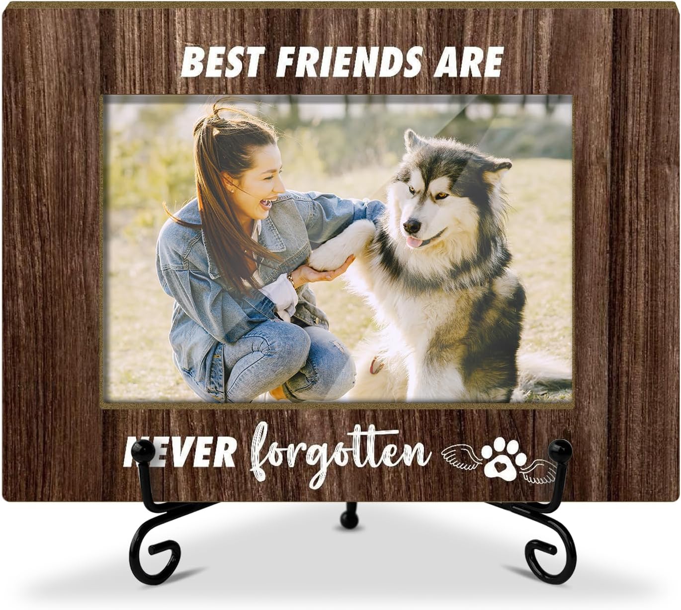 Amazon.com - Wood Picture Frame Pet Memorial Frame Farmhouse Picture ...