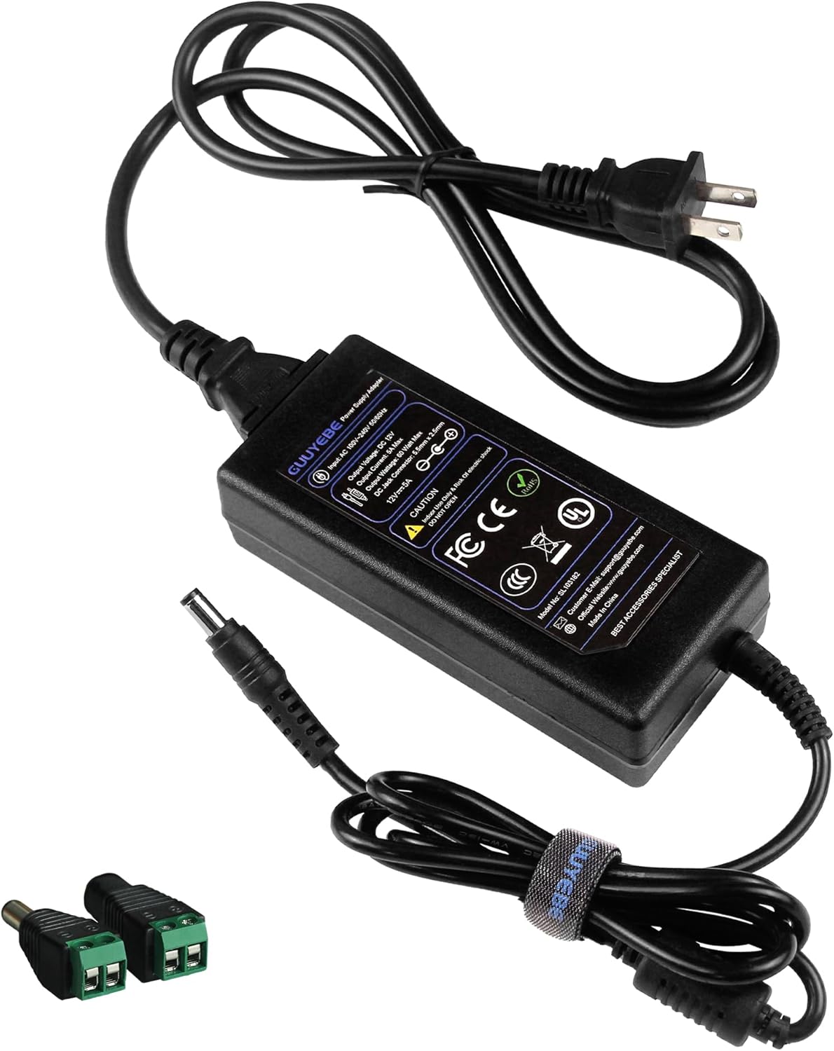 Amazon.com: 12v 5a Power Supply Adapter for led Strip Lights Converter ...