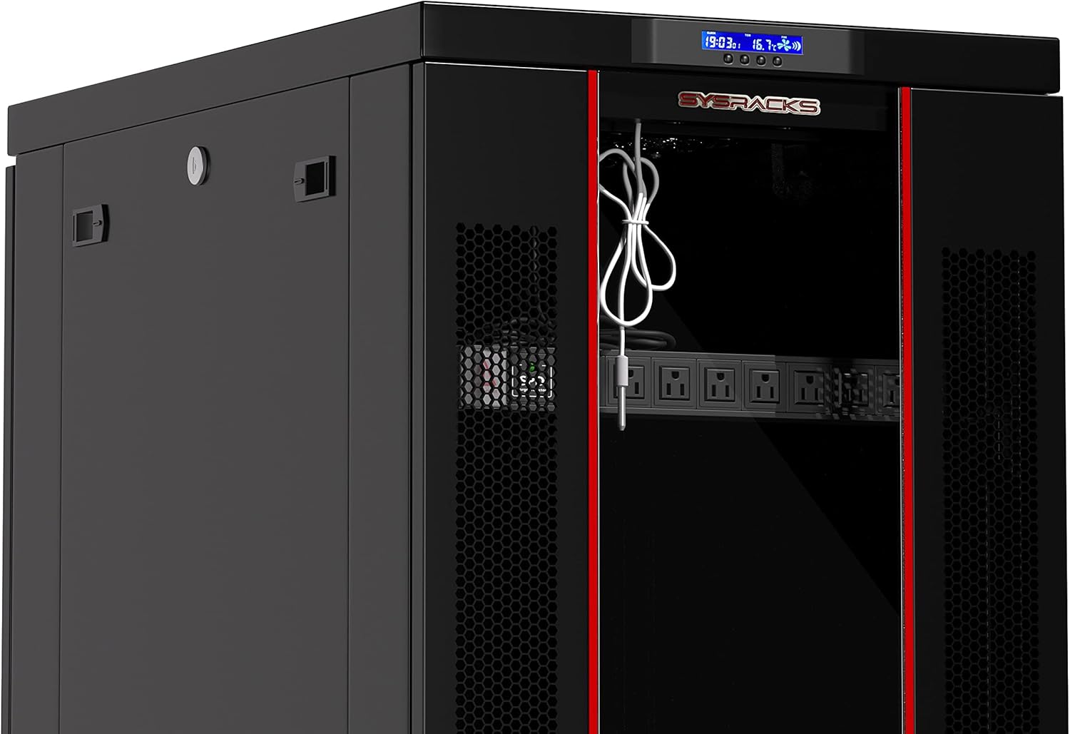42U Locking Server Rack with Cooling Fan, Nepal | Ubuy