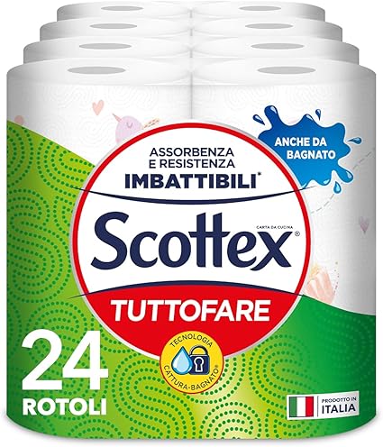 Scottex Tutto Fare, Carta Da Cucina, Morbida e Resistente, Ultra ...