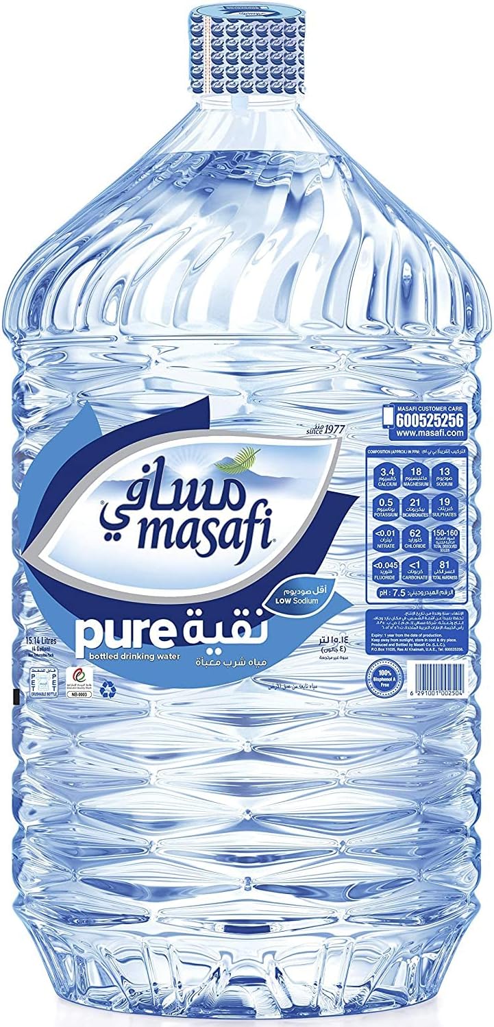 Masafi Mineral Water 4 Gallon : Amazon.ae: Grocery