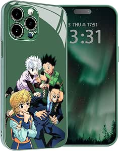 Amazon.com: Akatxezy HxH Gon Killua and Kurapika Anime Character Green ...