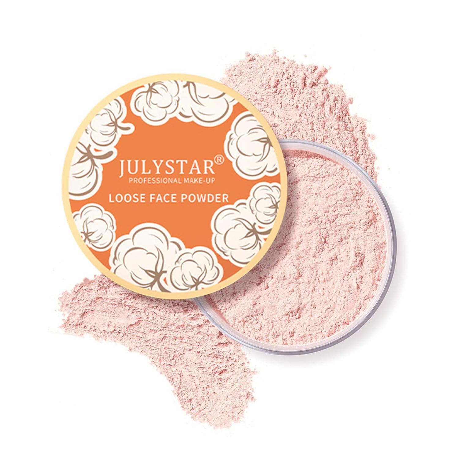 Amazon.com : Pink Setting Loose Face Powder Matte Setting Powder Oil ...