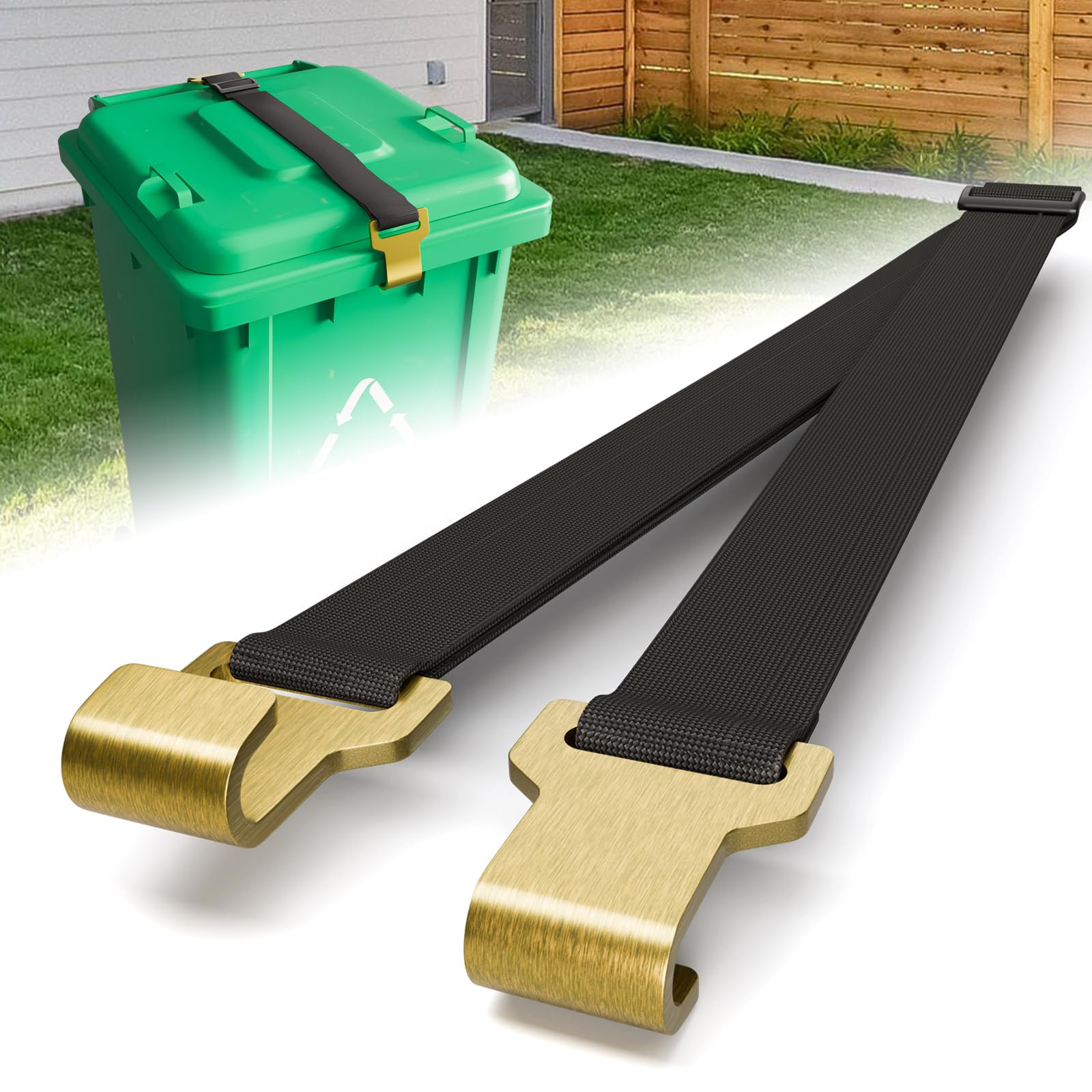 Amazon.com: Wuno Shop Trash Can Lid Locks for Animals, Garbage Can ...