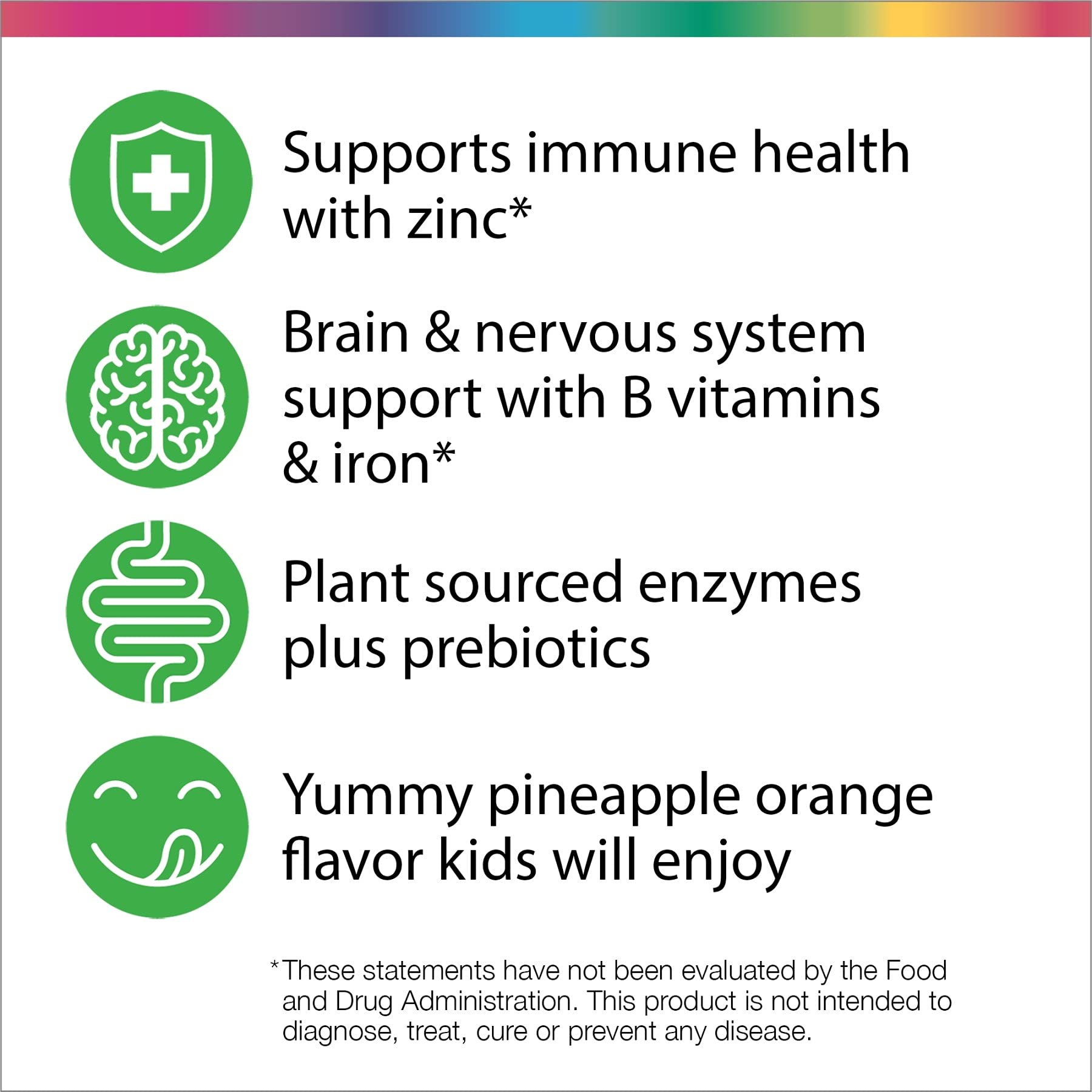 Buy Rainbow Light Nutri Stars Multivitamins for Kids Provides Brain and ...