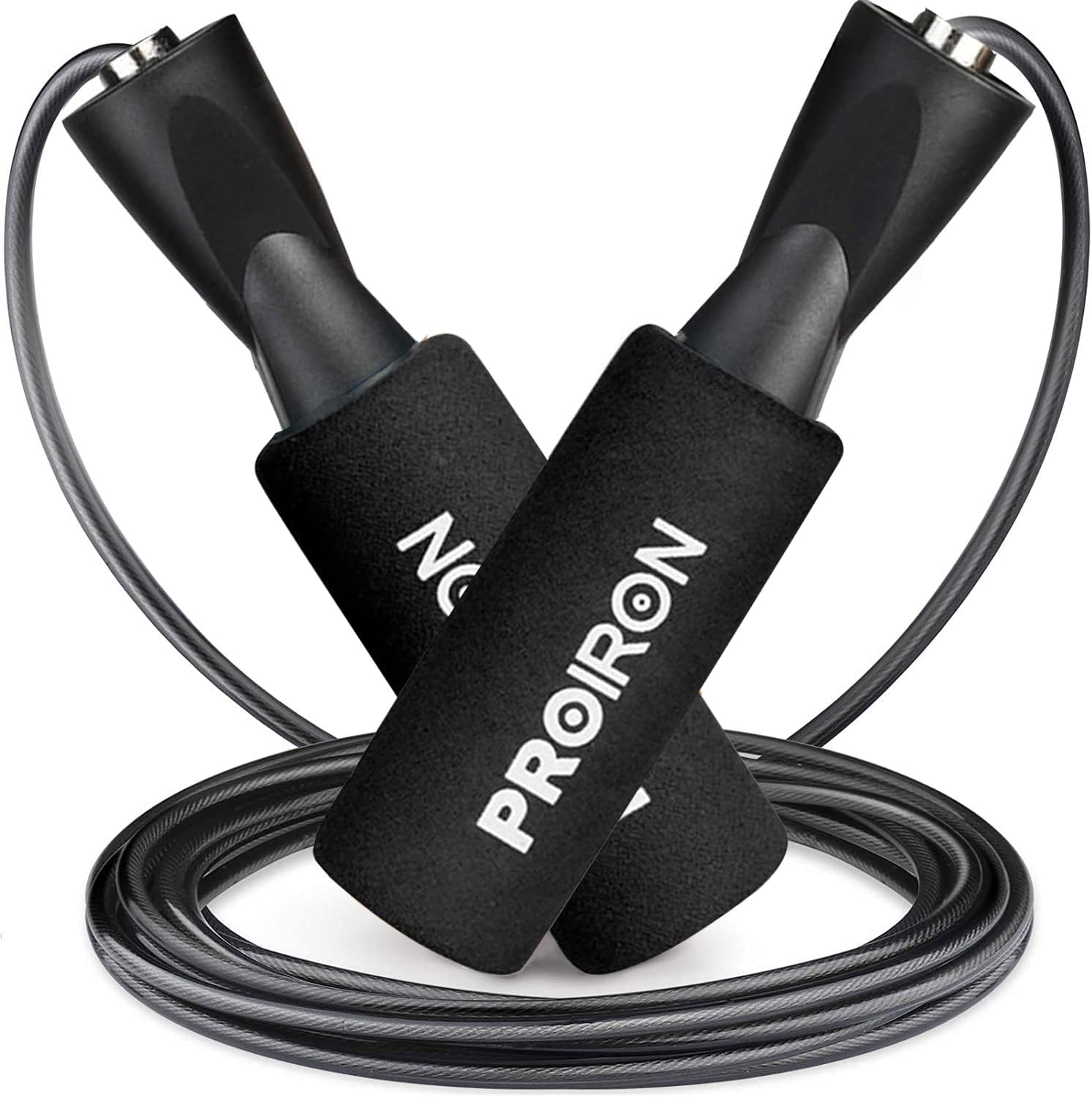 Loocio Jump Rope, Tangle-Free Rapid Speed Jumping Cable with Ball ...