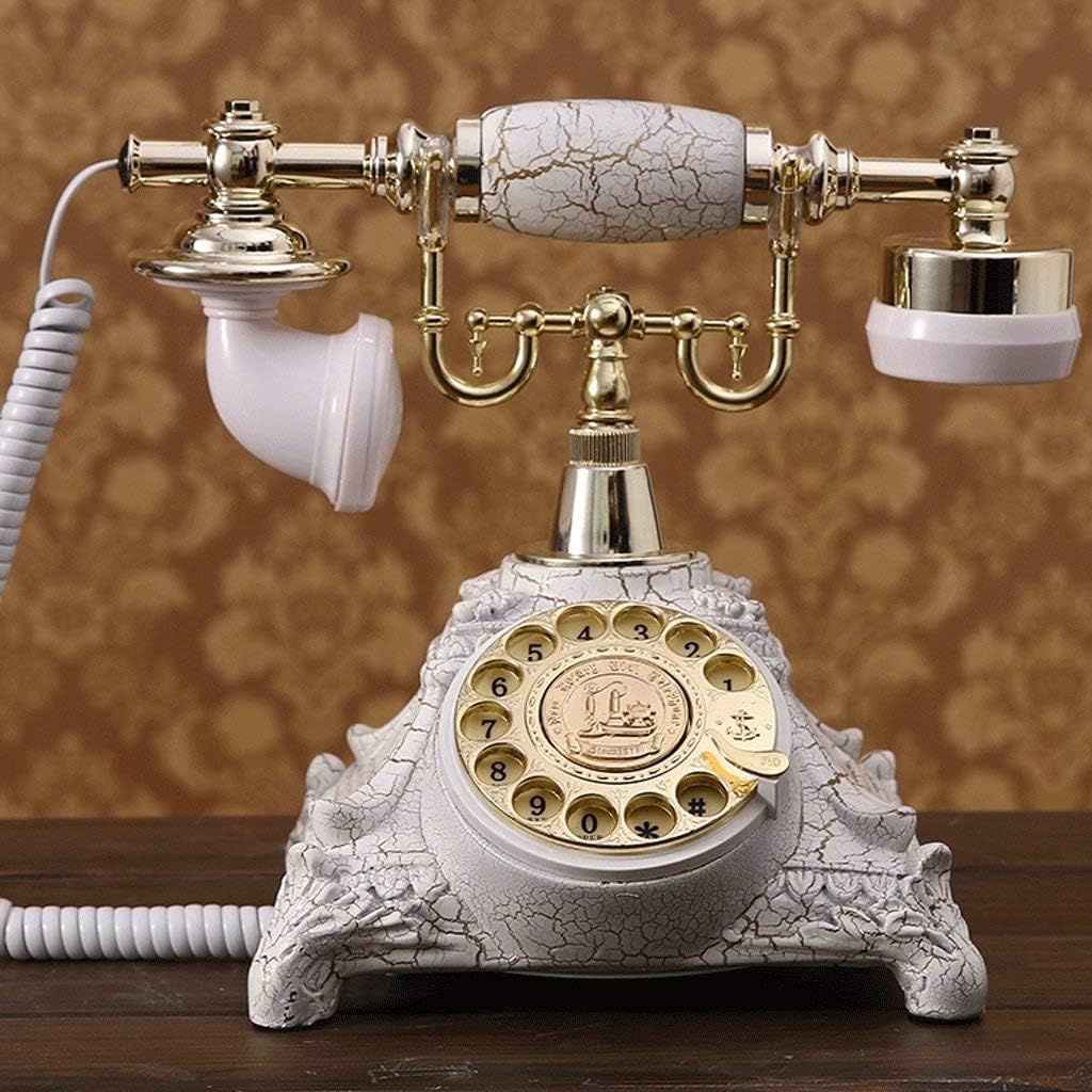Amazon.com: OQHAIR Retro Telephone Landline Home Living Room Resin ...