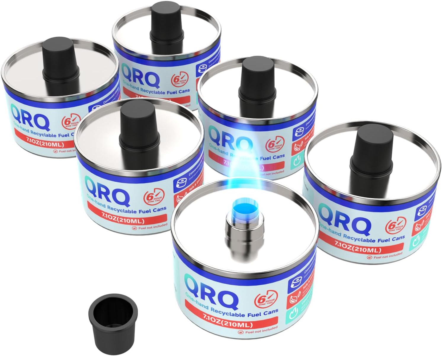 Amazon.com: Chafing Fuel Cans,QRQ Reuseable Fuel Cans for Food Warmer ...