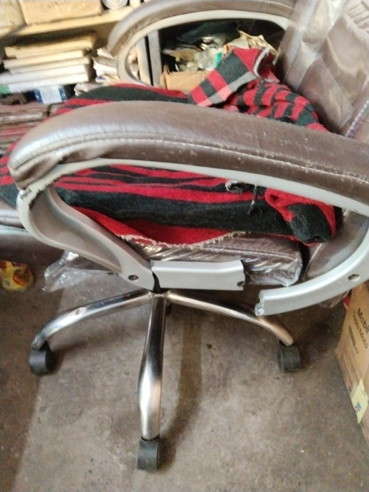 STMMZ Office Chair Arm-Rest with Lumbar Support Ergonomic Desk Chair ...