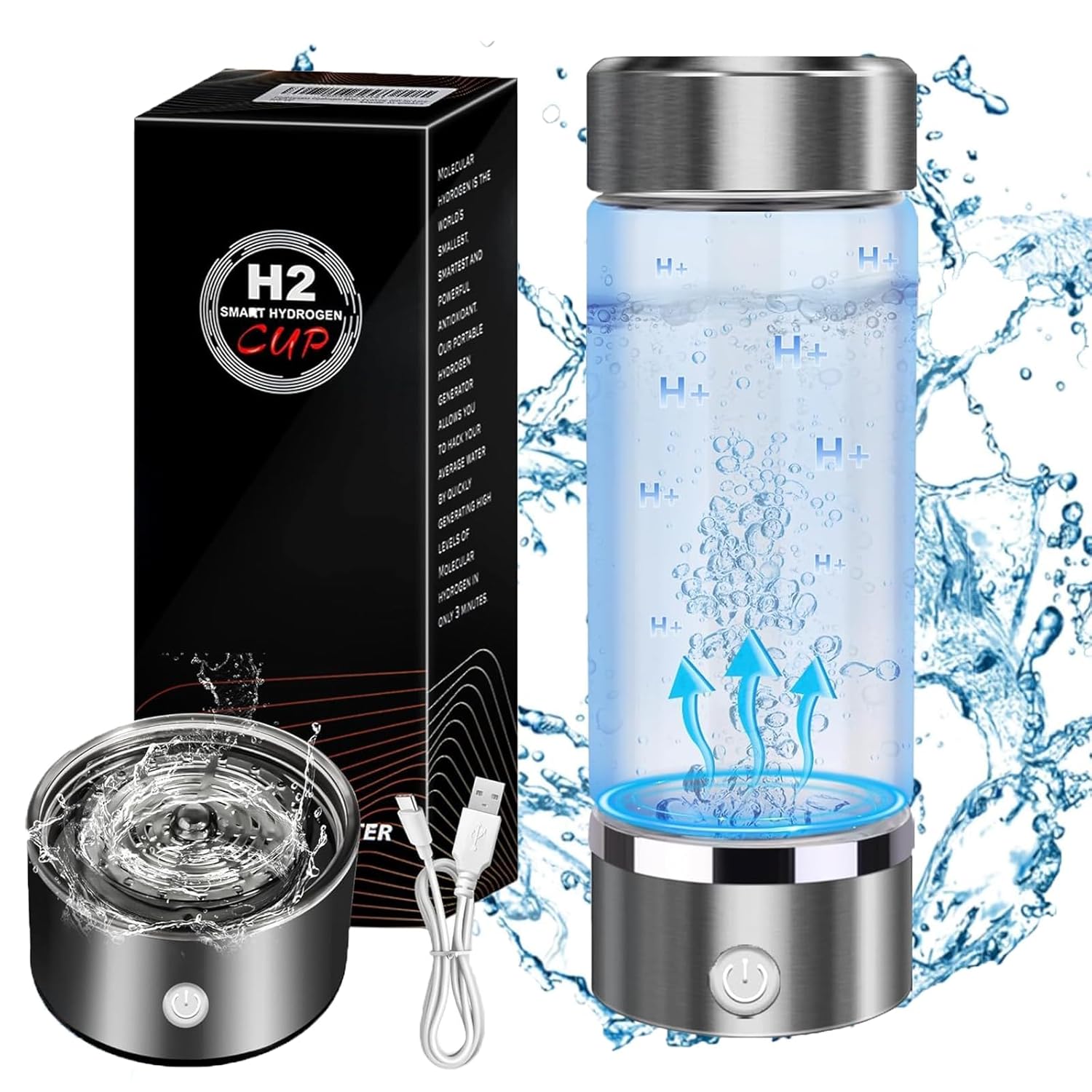 Amazon.com: Newest Hydrogen Water Bottle, Hydrogen Water Bottle ...