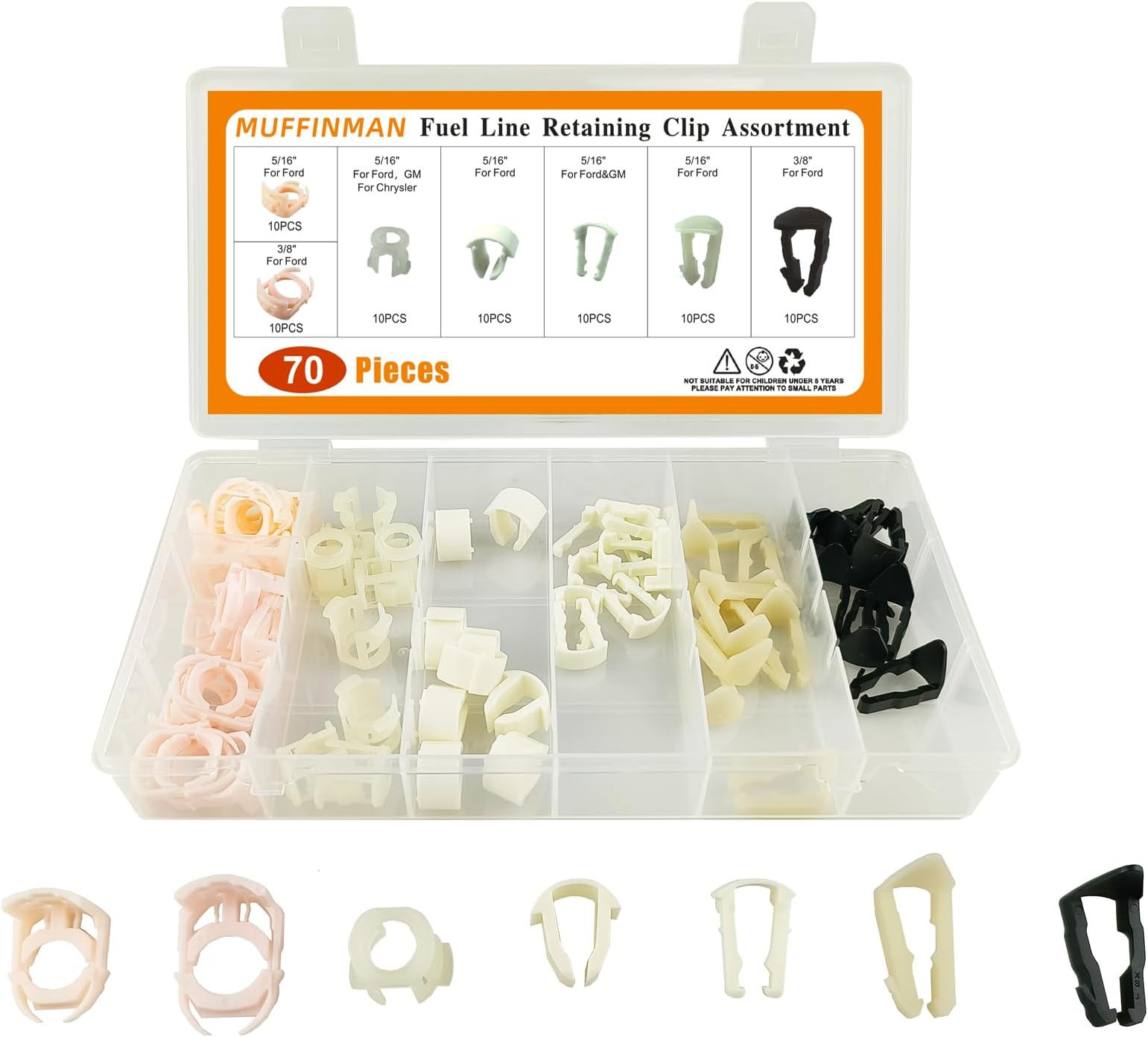 Amazon.com: Dorman 800-134 Fuel Line Connector 3/8 In. Steel To 5/16 In ...