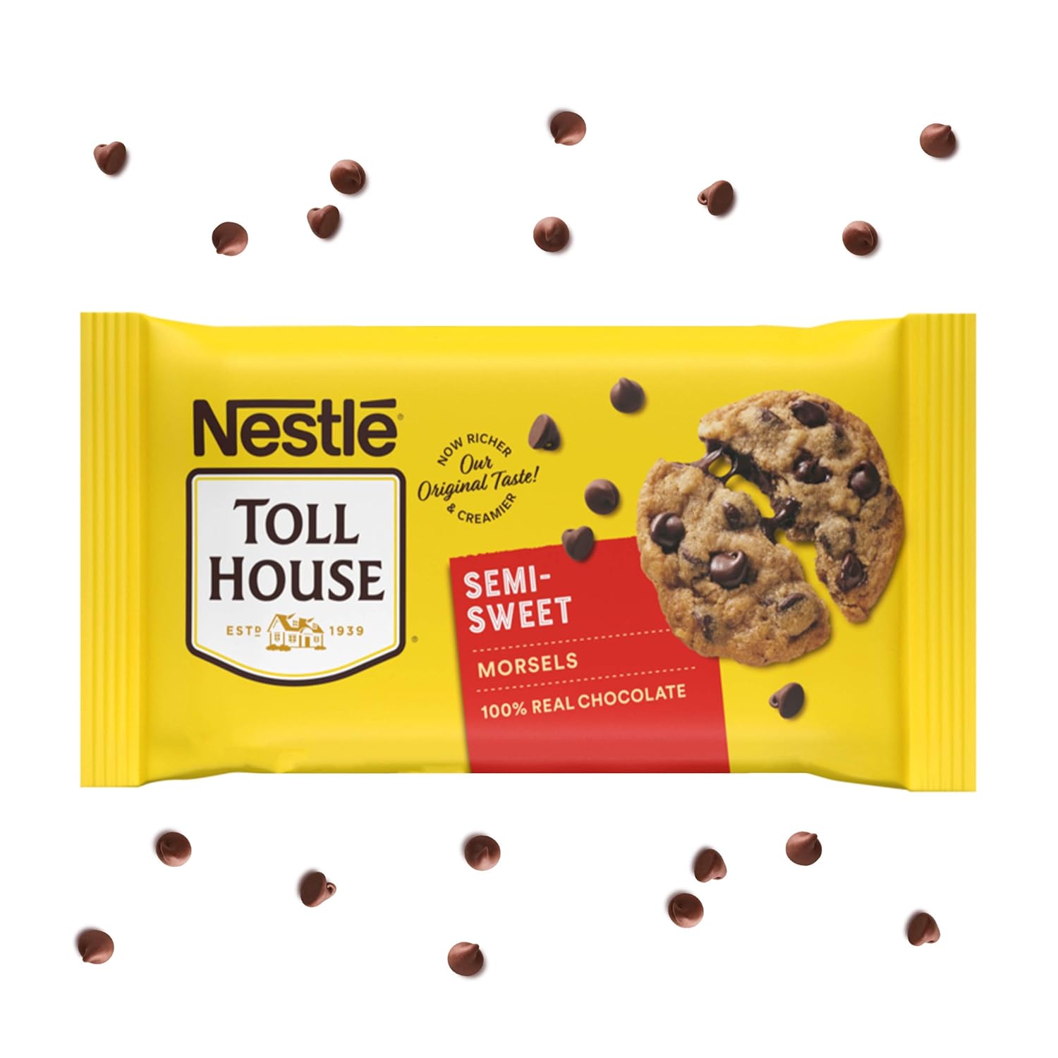 Amazon.com : NESTLE TOLL HOUSE Semi-Sweet Morsels 12-24 oz. Bags ...