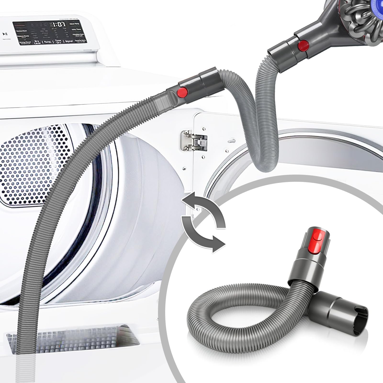 Amazon.com: Sealegend Dryer Cleaner Vacuum Attachment and Extension ...