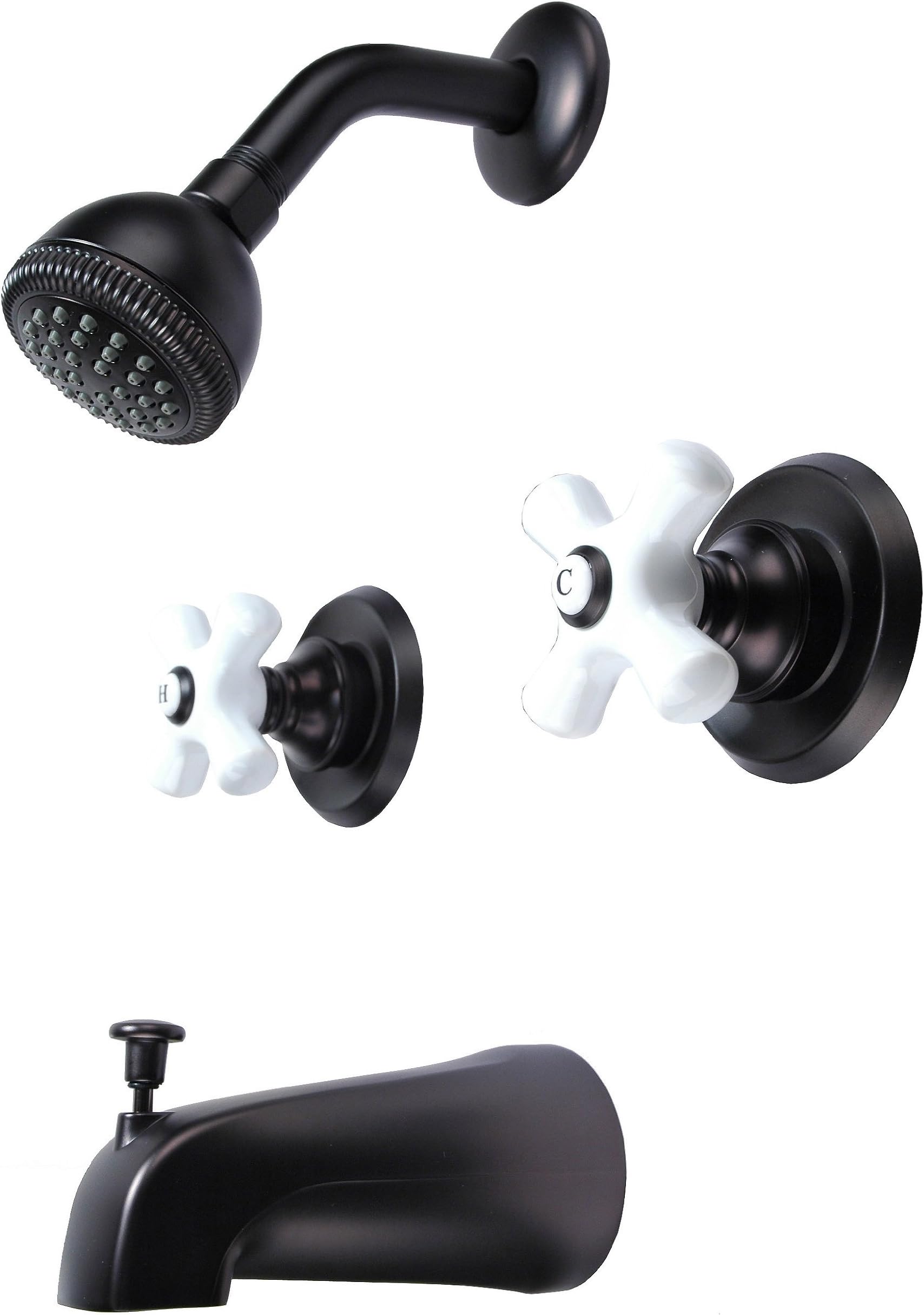 Trim Kit for Porcelain 3-handle Shower Valve, Fit Price Pfister ...